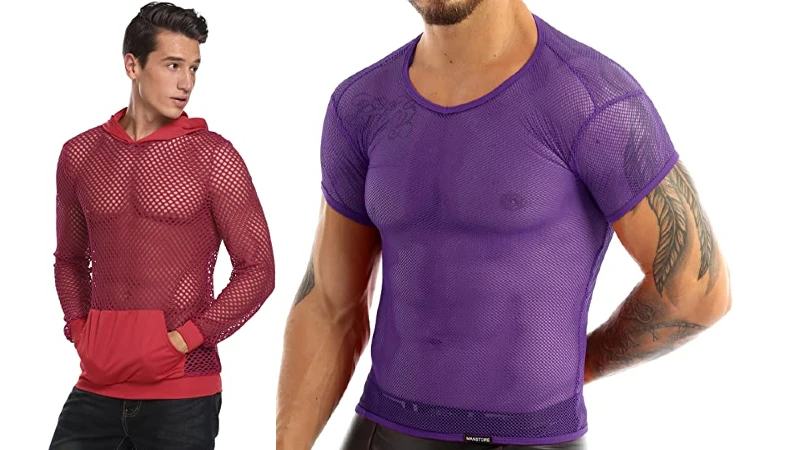 Fishnet Shirts for Men | Canny Costumes